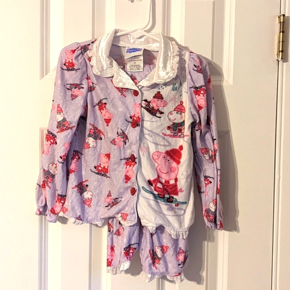Peppa Pig | Pajamas | Peppa Pig 3t Girls Button Down Pajamas | Poshmark